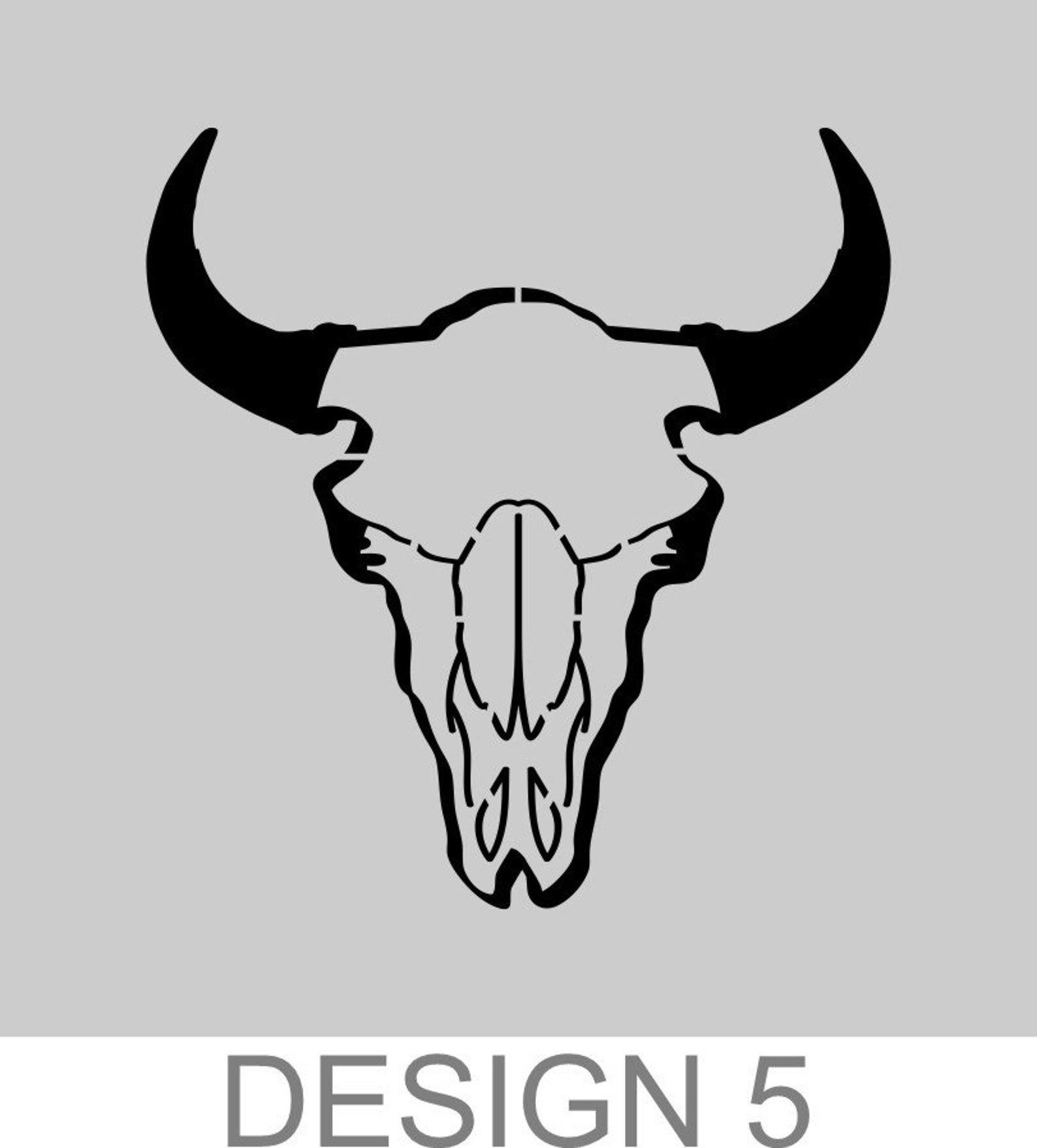 Laser-cut Buffalo Bison Stencil | Custom Animal Stencil | Farm Stencil ...