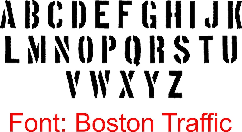 Custom Alphabet Stencil Set 26 Piece Letter Stencil Set - Etsy