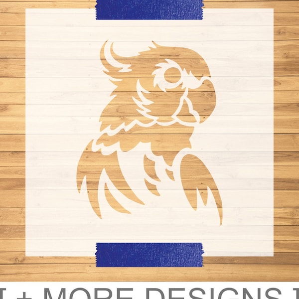 Parrot Stencil - Etsy