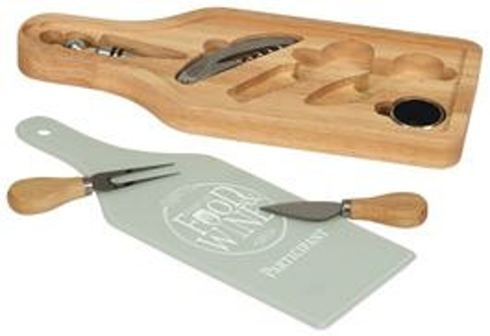 Engraved Wine and Cheese Set With 5 Tools - Personalized Wood Case ...