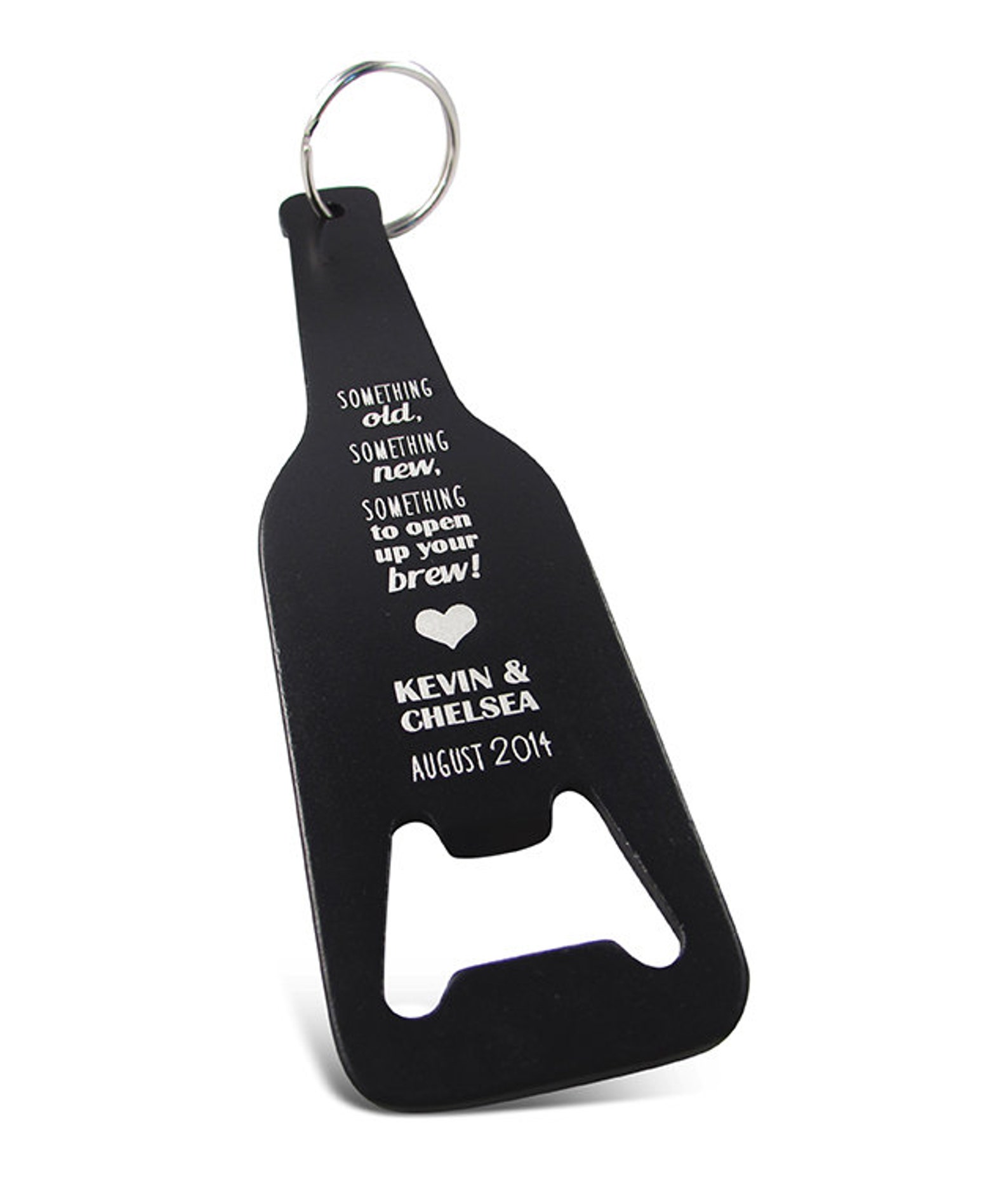 100 of Personalized Bottle Shaped Bottle Opener Key Chain- Engraved ...
