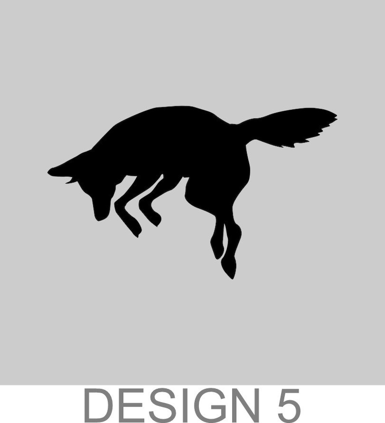 Laser-cut Coyote Stencil Custom Animal Stencil Forest | Etsy