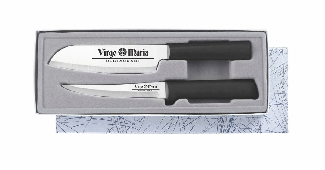 Personalized 2 Piece Engraved Chef Knives Gift Set - Wedding Gift ...