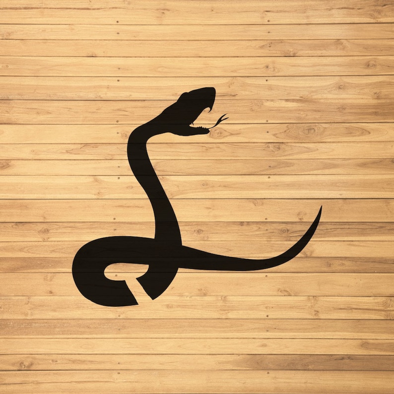 Laser-cut Snake Stencil Custom Animal Stencil Reptile - Etsy