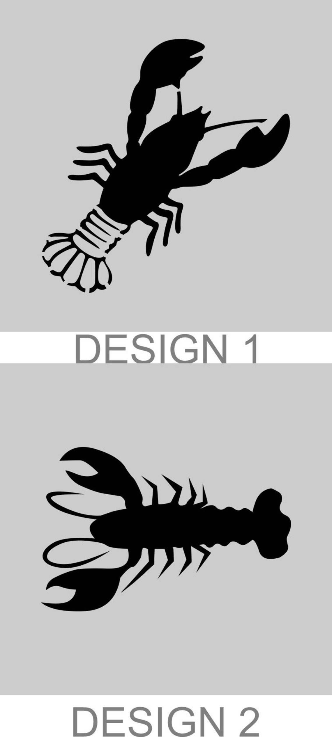 Laser-cut Lobster Stencil Custom Animal Stencil Ocean - Etsy