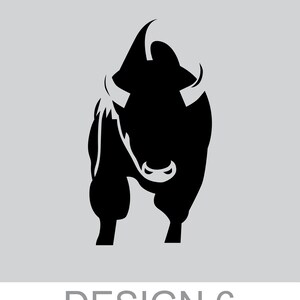 Laser-cut Buffalo Bison Stencil | Custom Animal Stencil | Farm Stencil ...