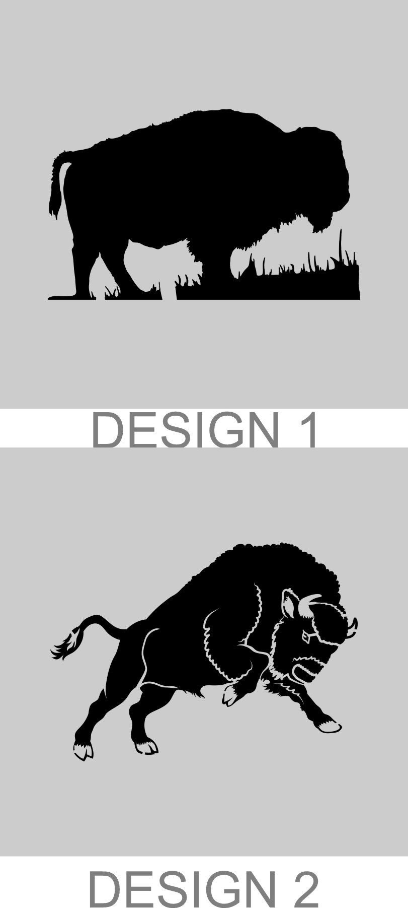 Laser-cut Buffalo Bison Stencil | Custom Animal Stencil | Farm Stencil ...