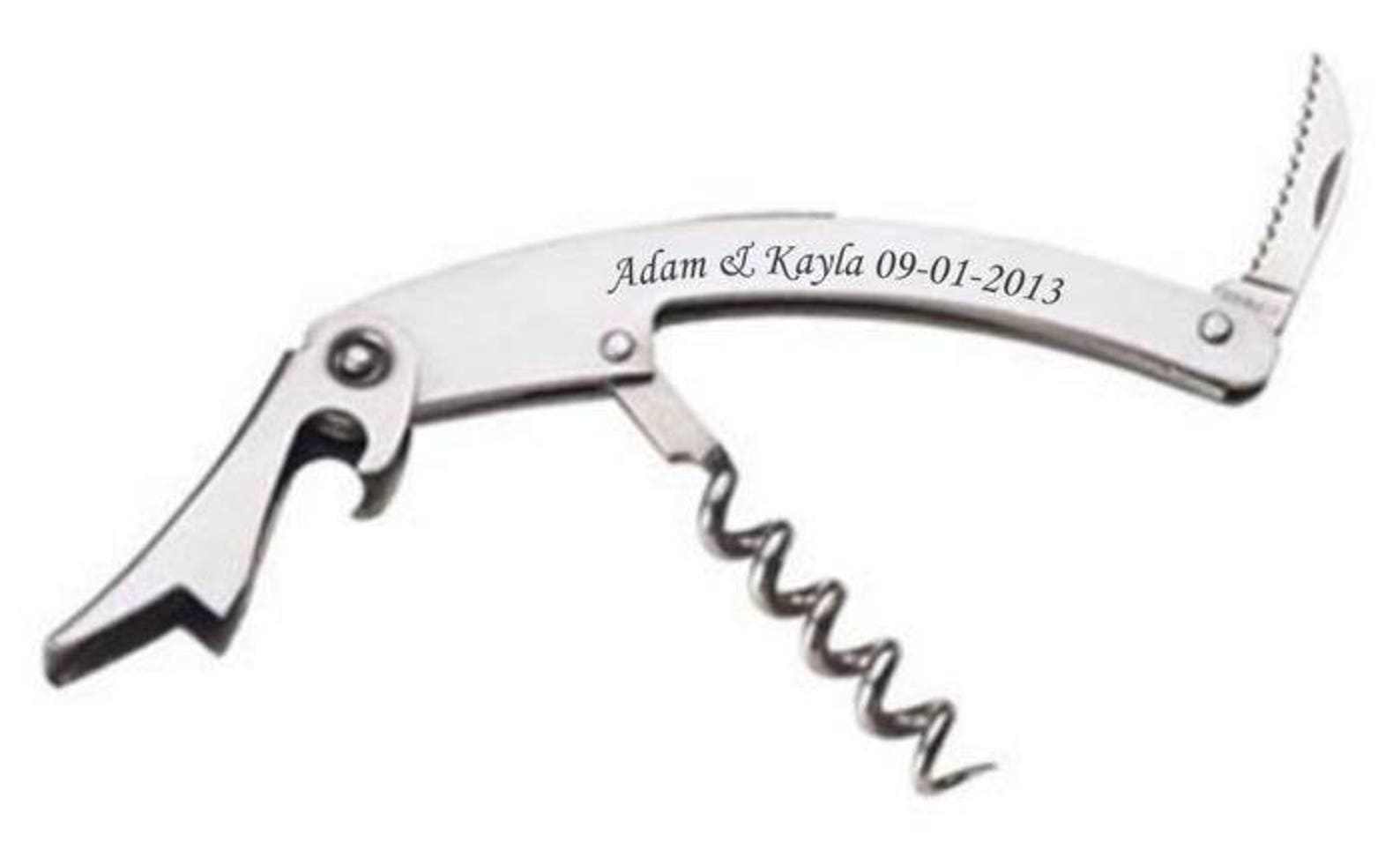 235 Custom Stainless Steel 3-function Wine Key Engraved - Etsy