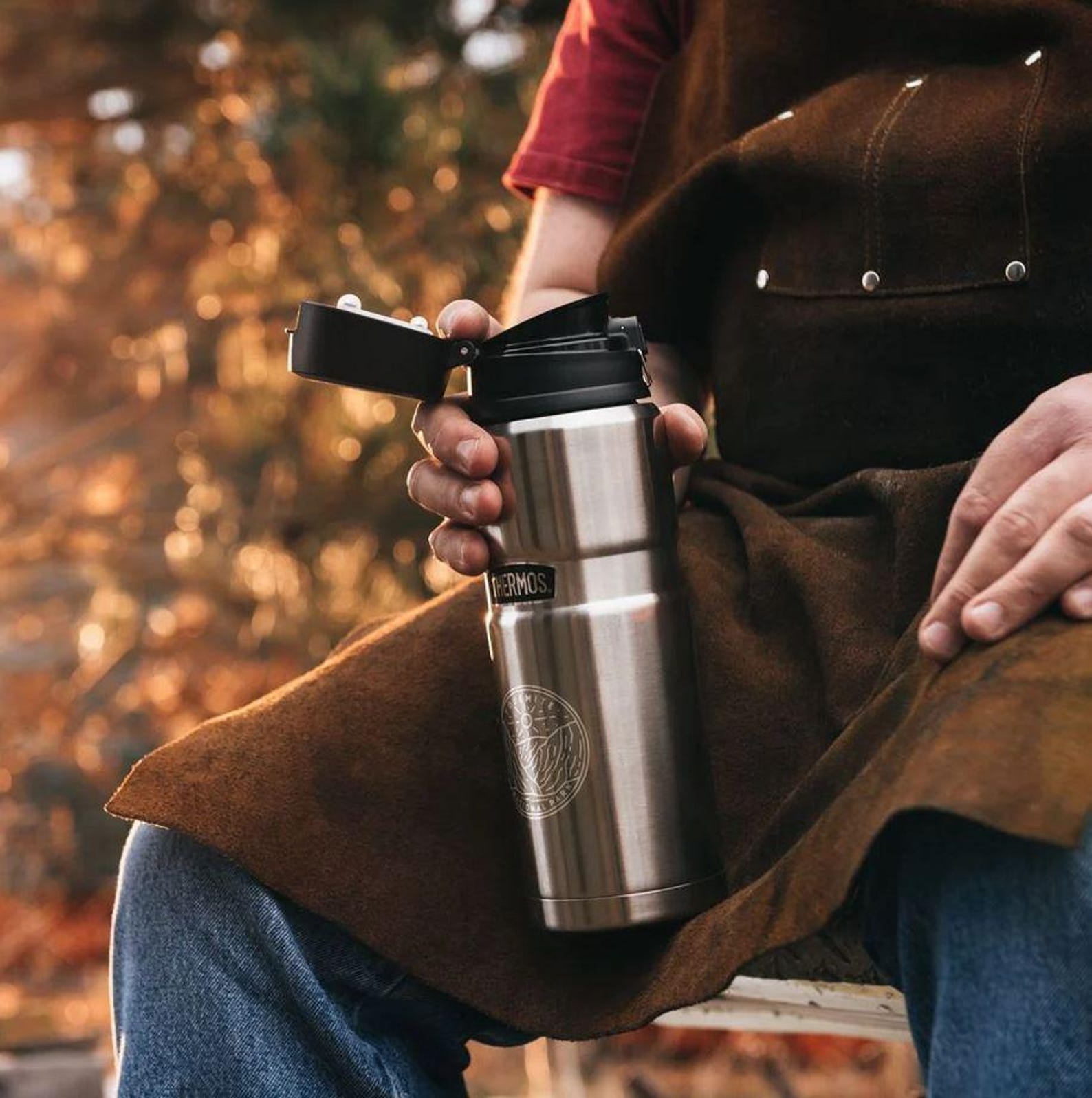 Engraved Thermos Stainless King 24oz Direct Drink Bottle - Personalized ...