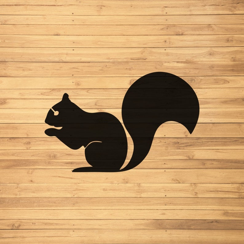 Laser-cut Squirrel Stencil Custom Animal Stencil Cute - Etsy