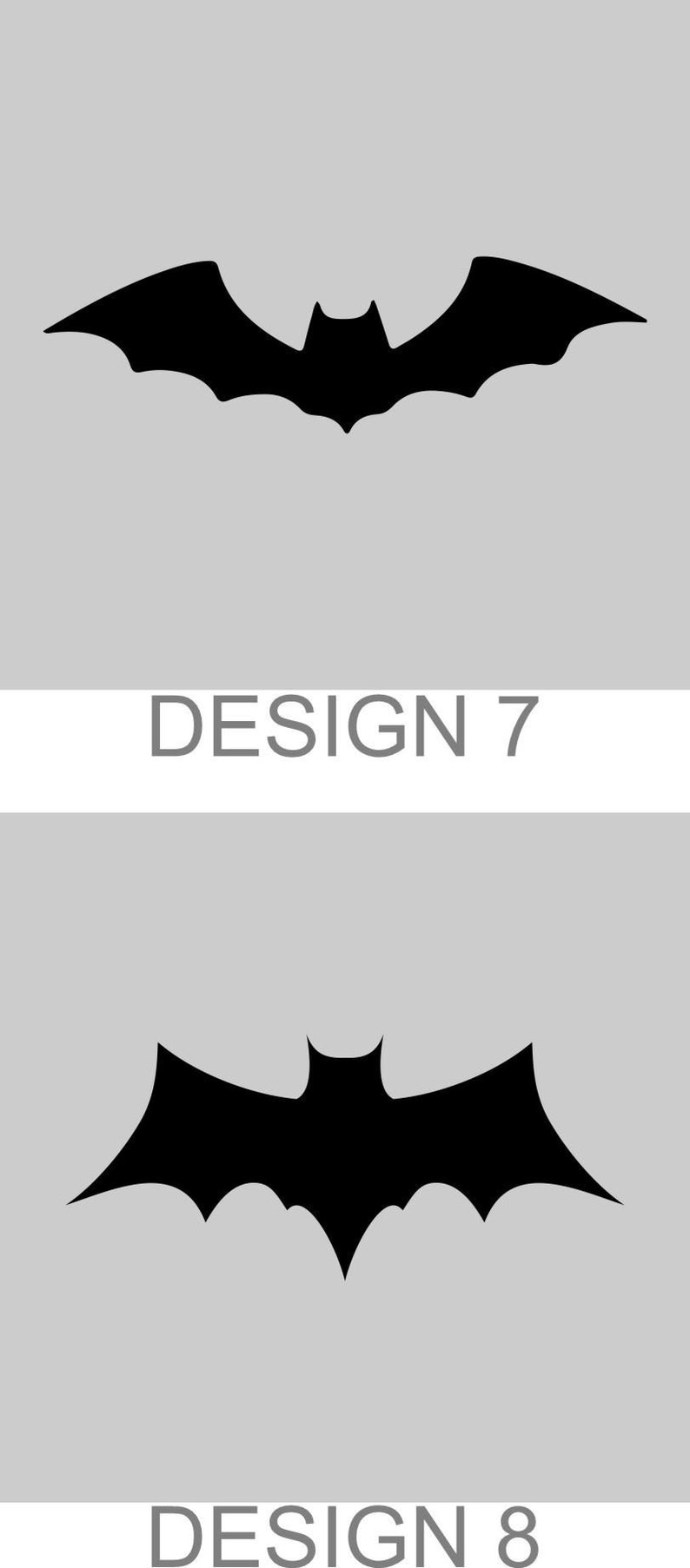 Custom Stencil Bat Designs Crafts Commercial Use Painting - Etsy