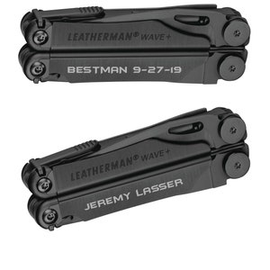 Engraved Leatherman Wave+ Multi Tool Groomsmen Gift - Engraved ...