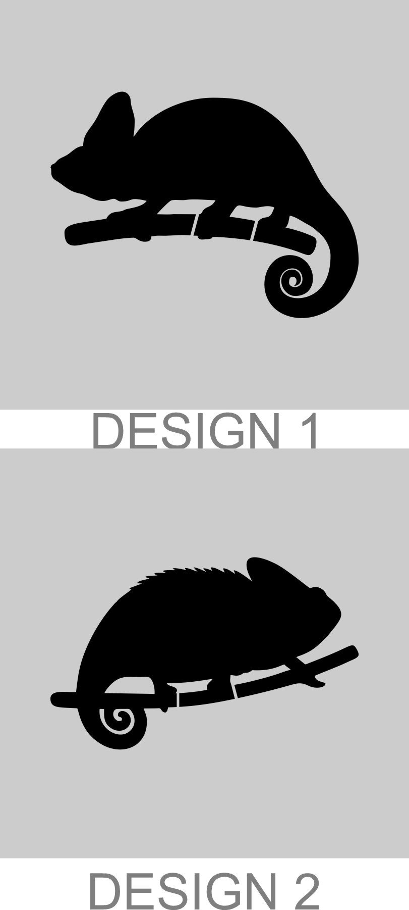 Laser-cut Chameleon Stencil Custom Animal Stencil Reptile | Etsy