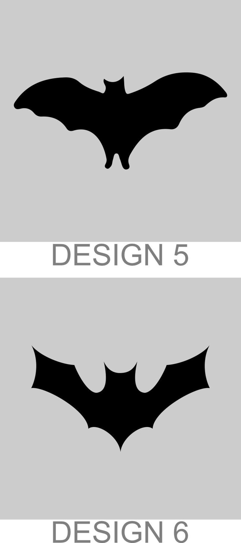 Custom Stencil Bat Designs Crafts Commercial Use Painting - Etsy