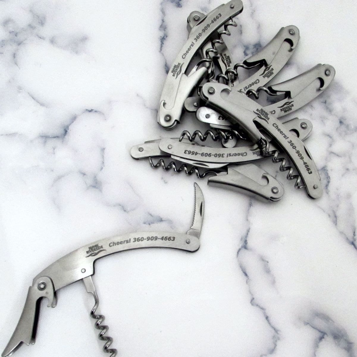 50 Custom Stainless Steel 3-Function Wine Key Engraved | Etsy