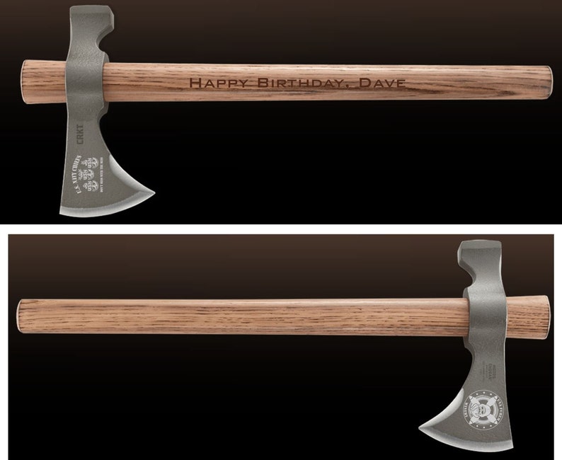 Personalized CRKT Woods Chogan T-hawk 2730 3.5" Blade - Axe - Engraved ...