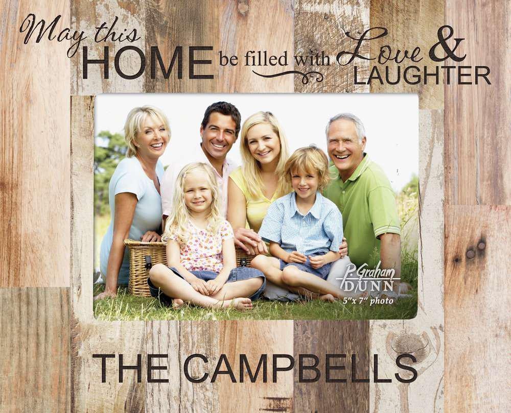 Personalized Family Photo Frame - Engraved Family Picture Frame ...