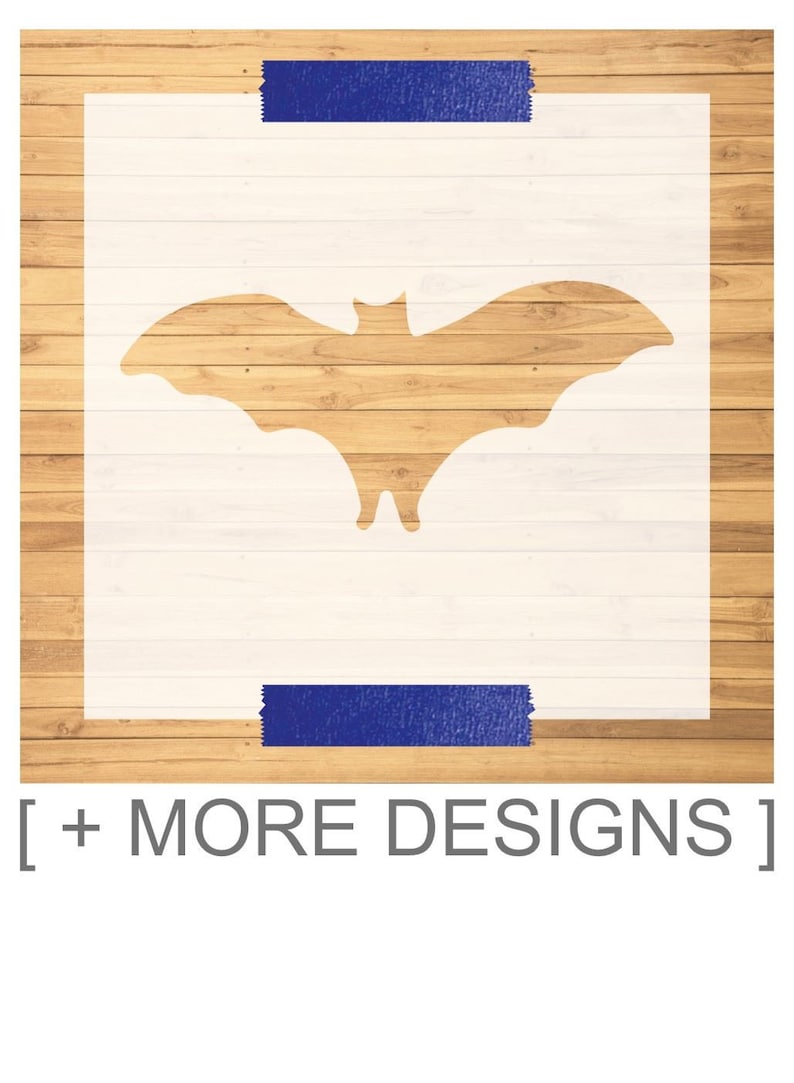 Custom Stencil Bat Designs Crafts Commercial Use Painting - Etsy