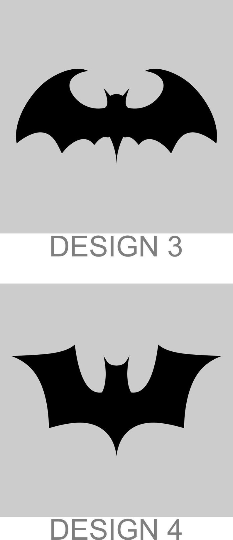 Custom Stencil Bat Designs Crafts Commercial Use Painting - Etsy