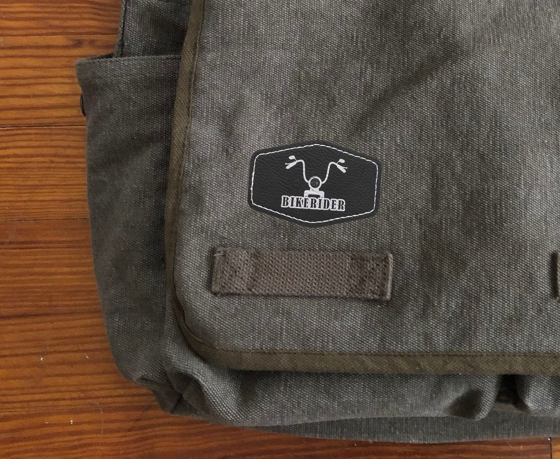 Personalized Faux Leather Hexagon Patch - Custom Shape Patches - Heat ...