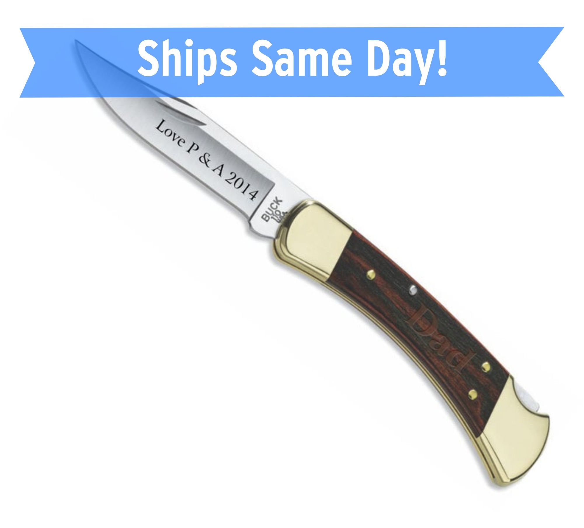 Custom Engraved Buck Knives