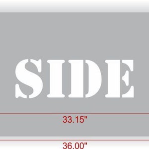 Custom Stencil, THIS SIDE UP With Arrow Stencil, Painting Stencil ...