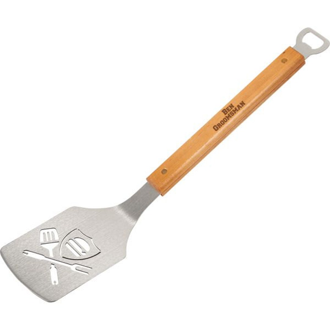 Personalized Progriller BBQ Spatula - Engraved Groomsman Gift ...