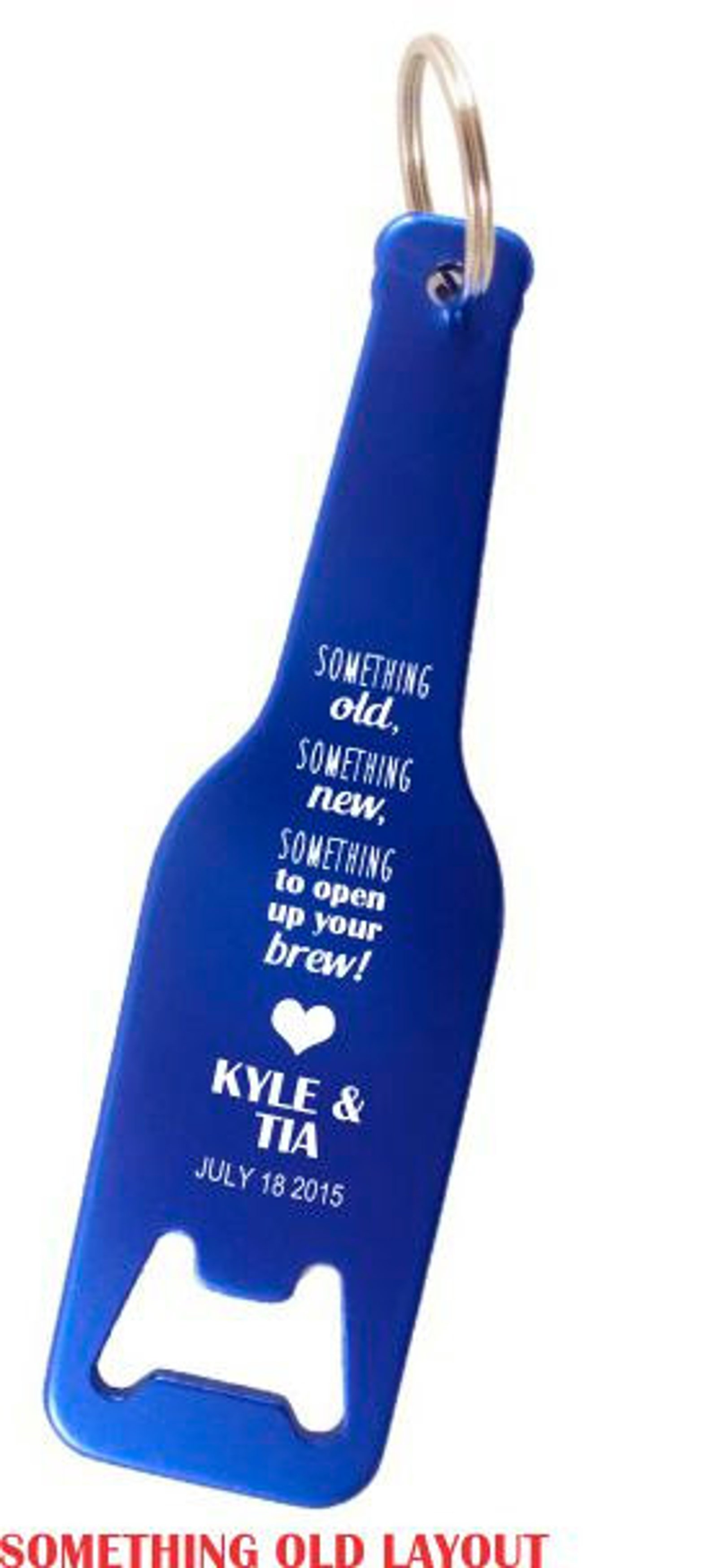 100 of Personalized Bottle Shaped Bottle Opener Key Chain - Etsy