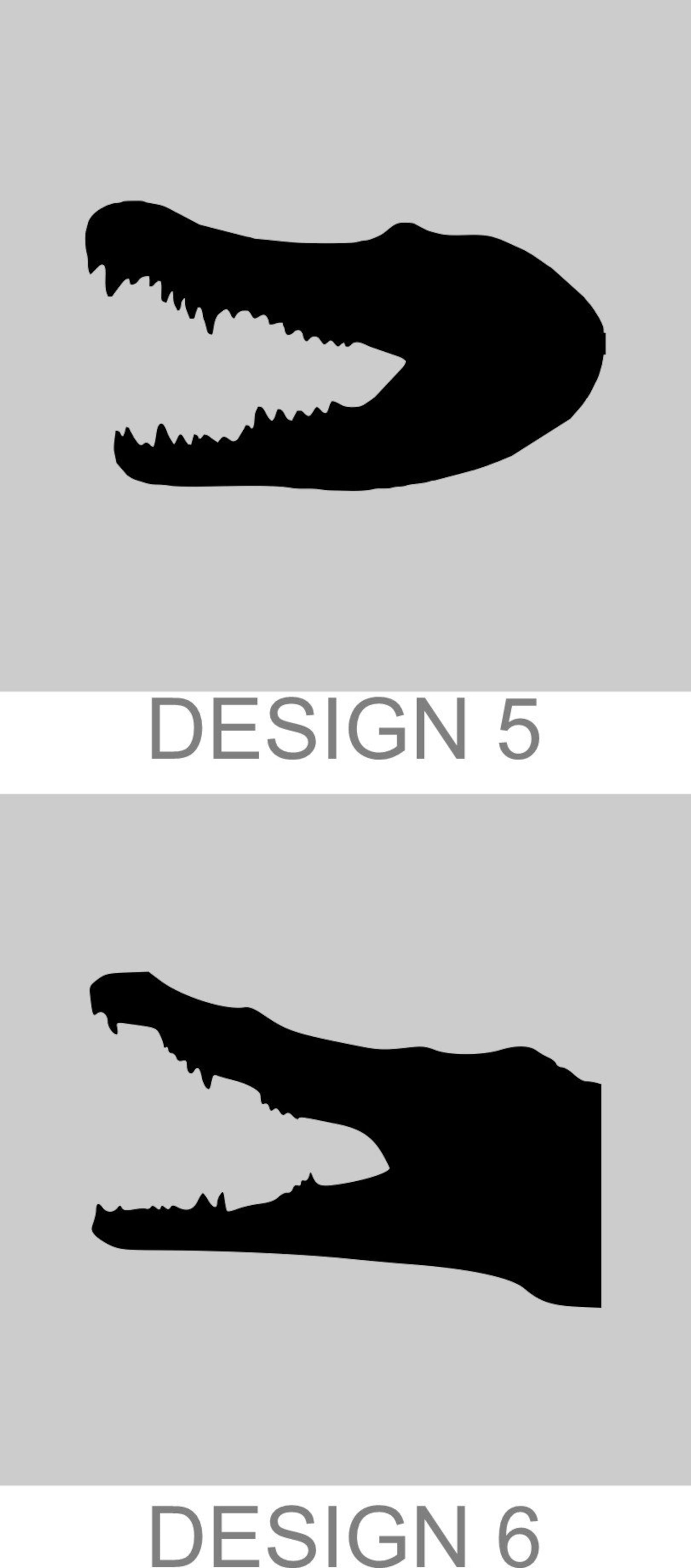 Laser-cut Alligator Stencil Custom Animal Stencil Swamp | Etsy