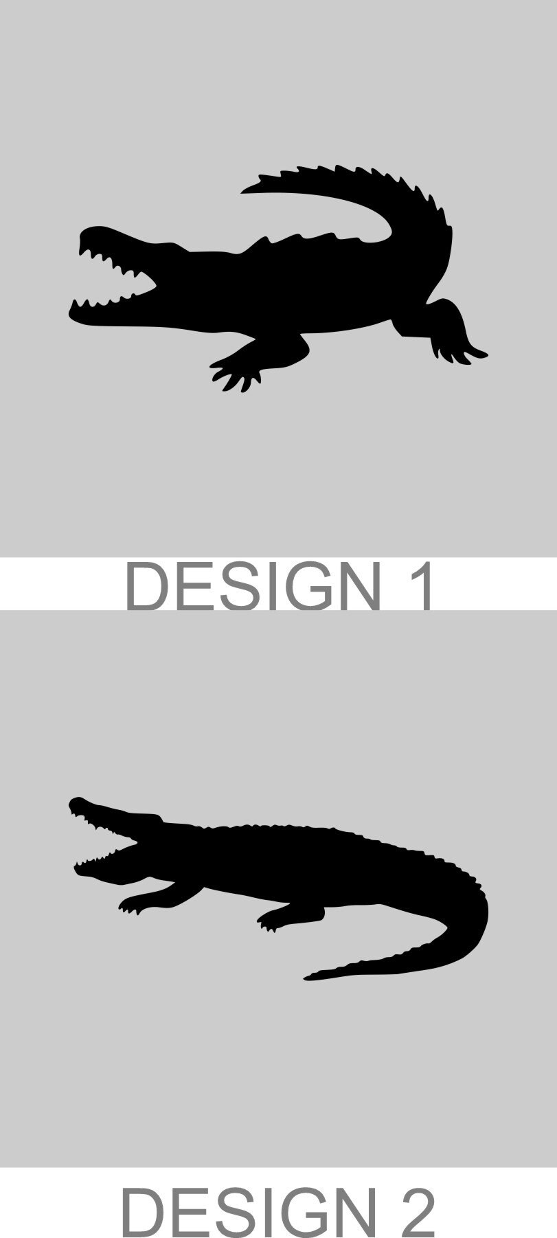 Laser-Cut Alligator Stencil Custom Animal Stencil Swamp | Etsy