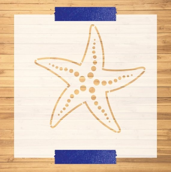 Starfish Wall Stencil