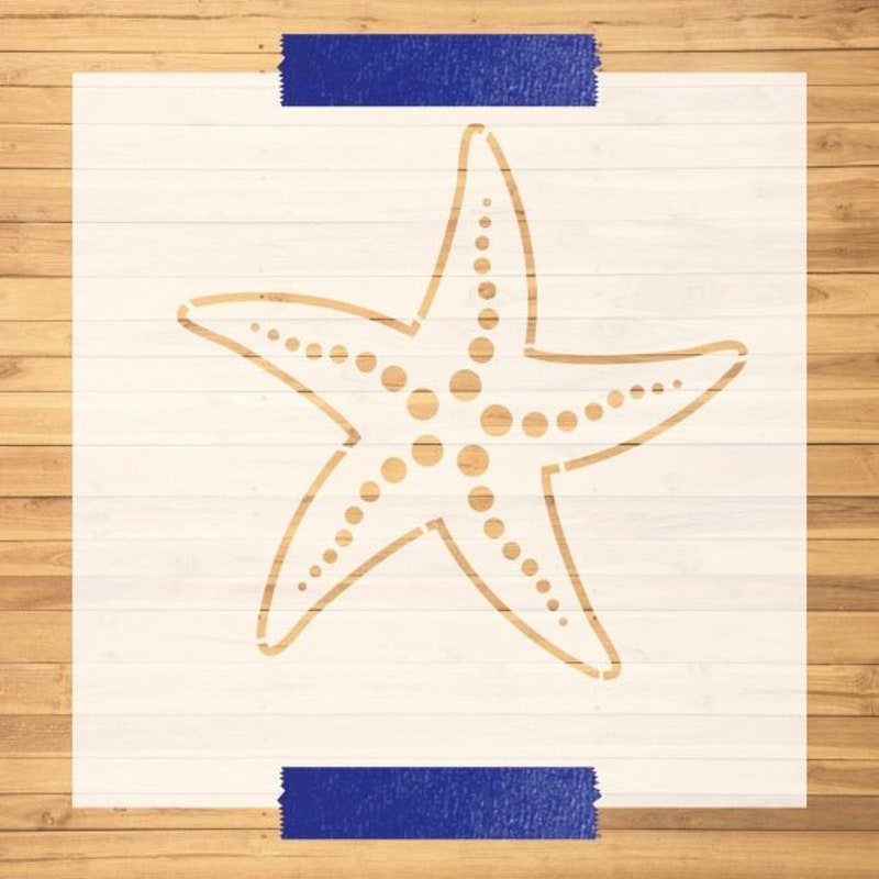 Starfish Stencil - Etsy