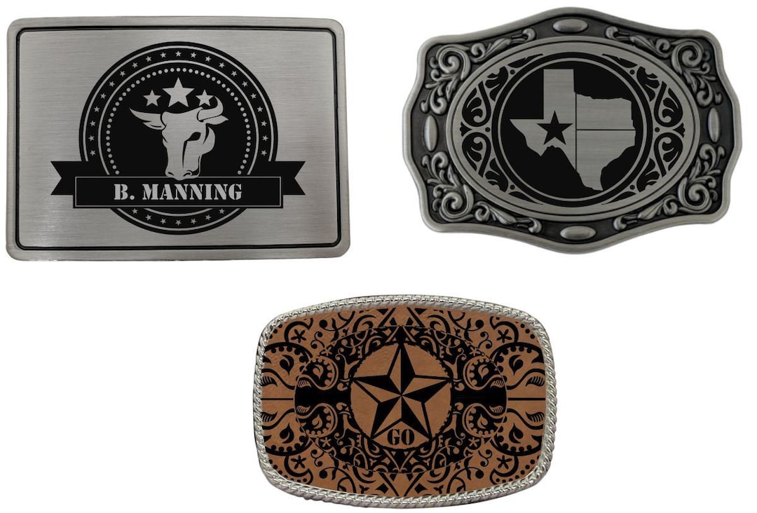Personalized Texas Pride Belt Buckle | Custom Belt Buckles | Engraved ...