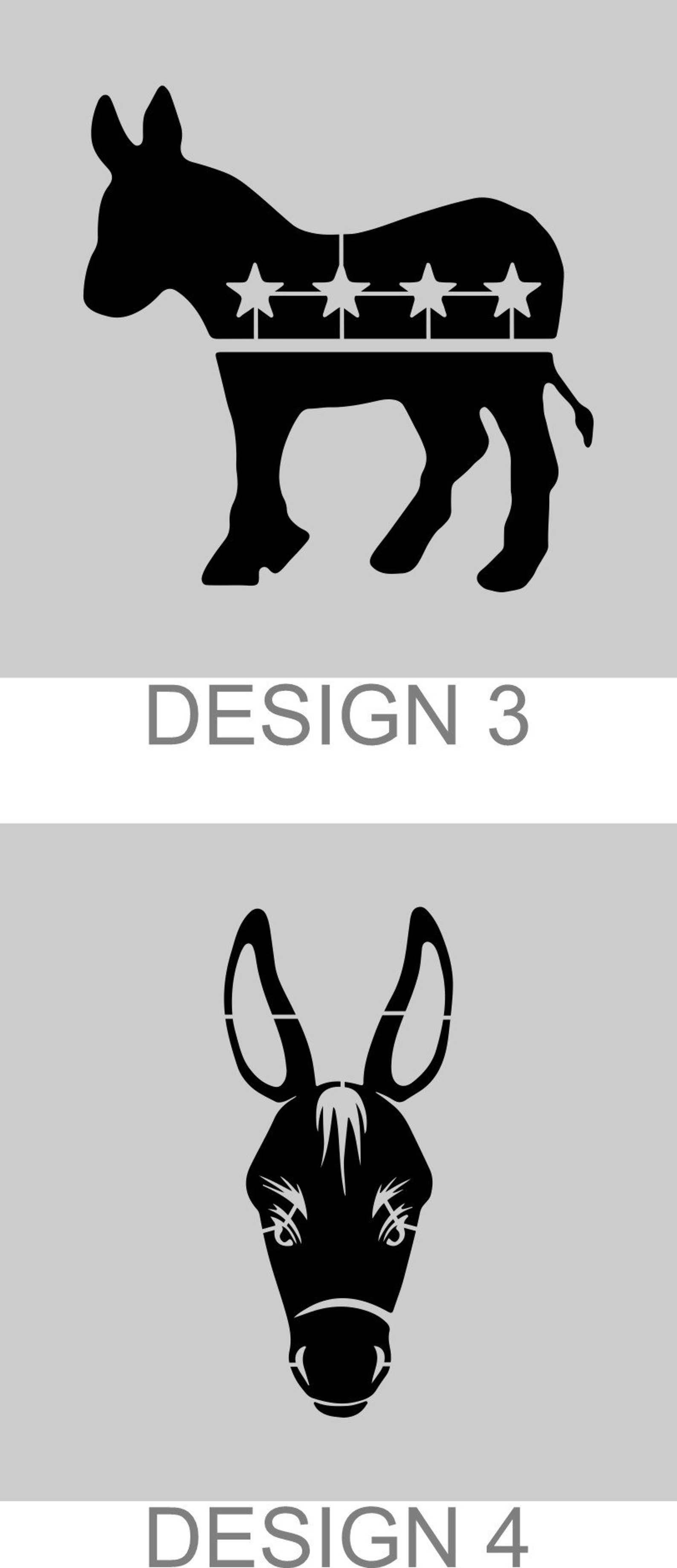 Laser-cut Donkey Stencil Custom Animal Stencil Farm | Etsy