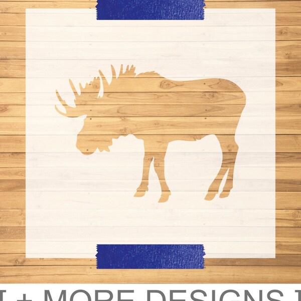 Moose Stencil - Etsy UK