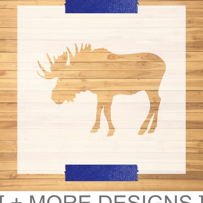 Moose Stencil - Etsy UK