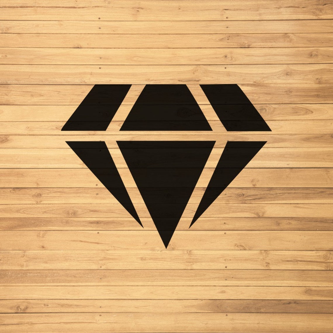 Laser-Cut Diamond Stencil Custom Shape Stencil Gemstone | Etsy