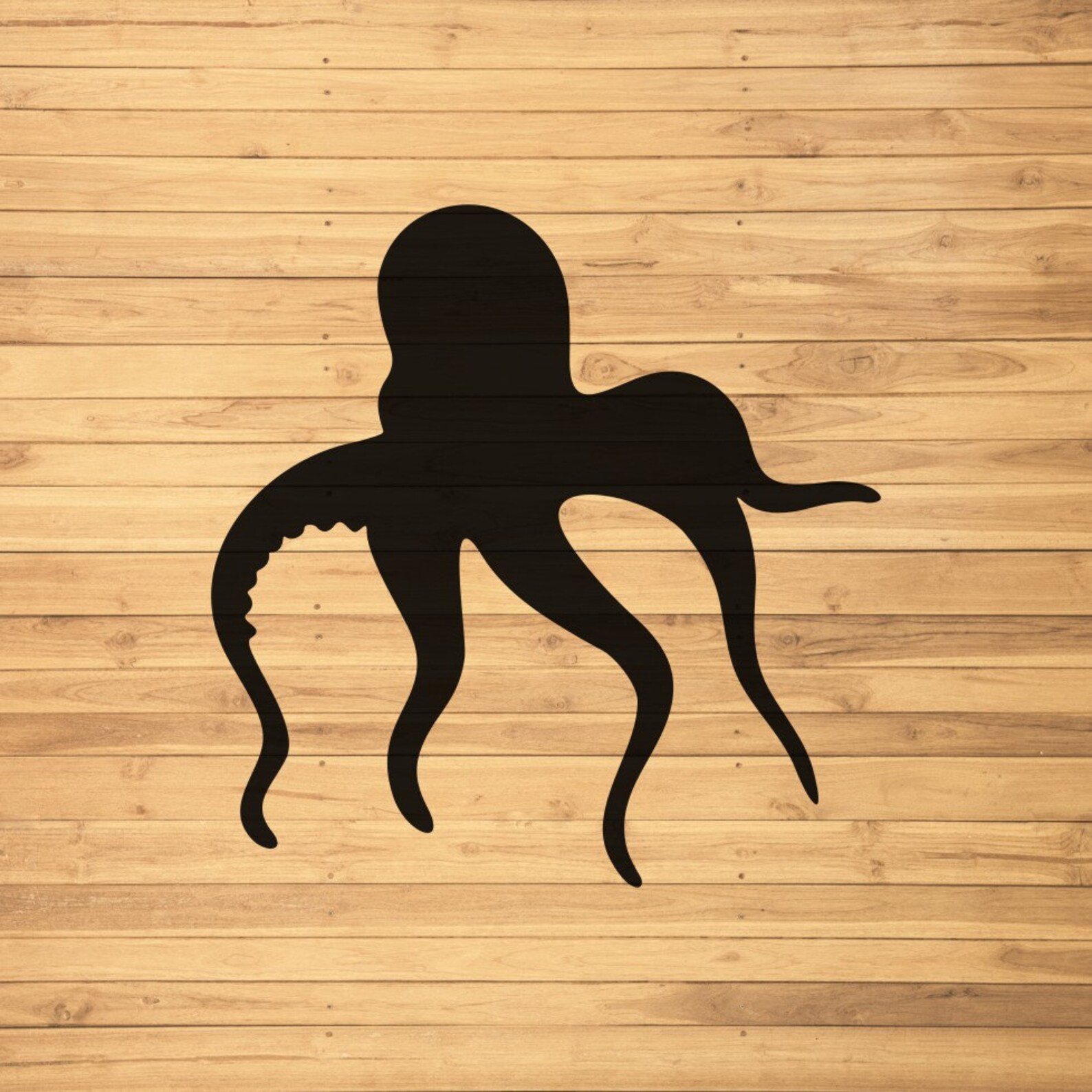 Laser-cut Octopus Stencil Custom Animal Stencil Ocean - Etsy
