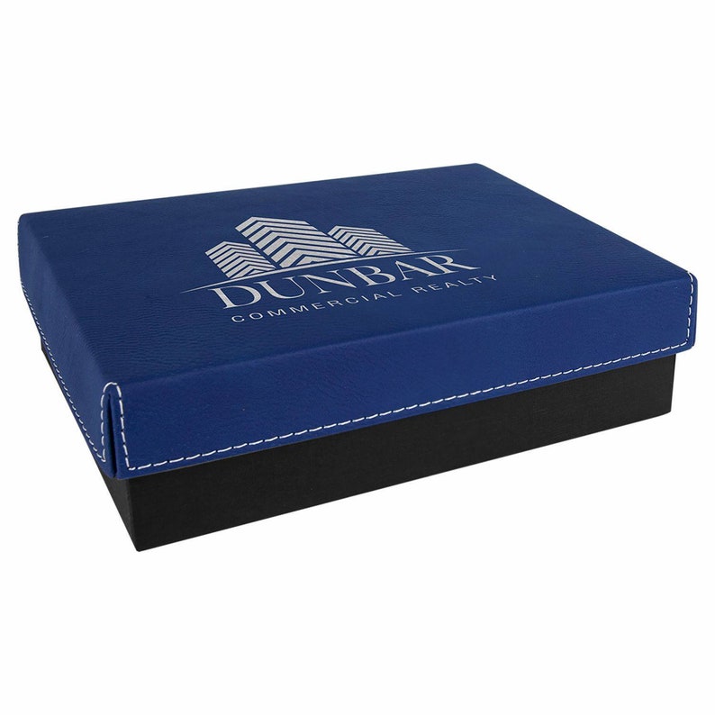 Engraved Leather 2 Piece Gift Box - Custom Wedding Gift Box - Engraved ...