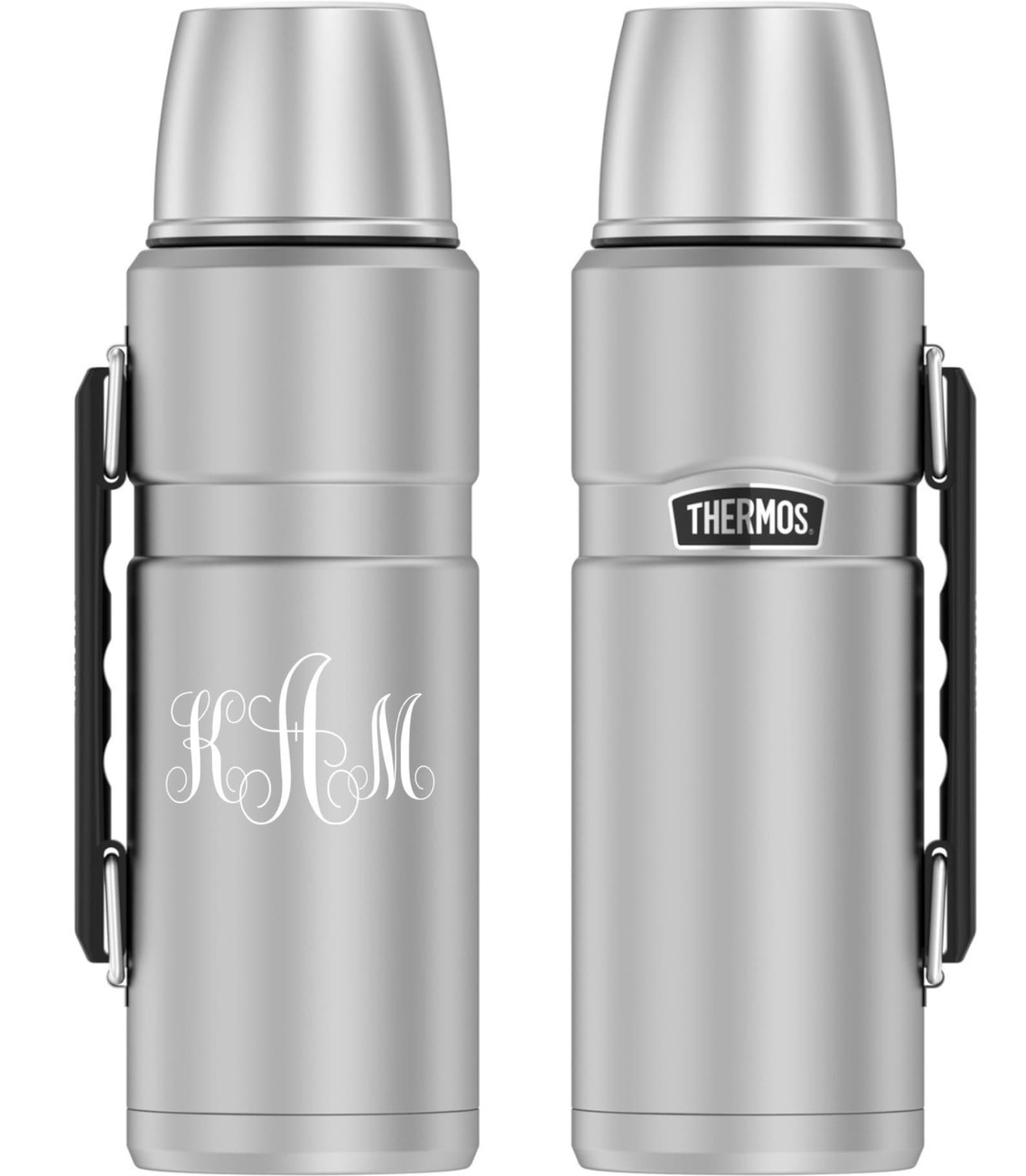 Engraved Thermos Stainless King 40oz Beverage Bottle Personalized ...