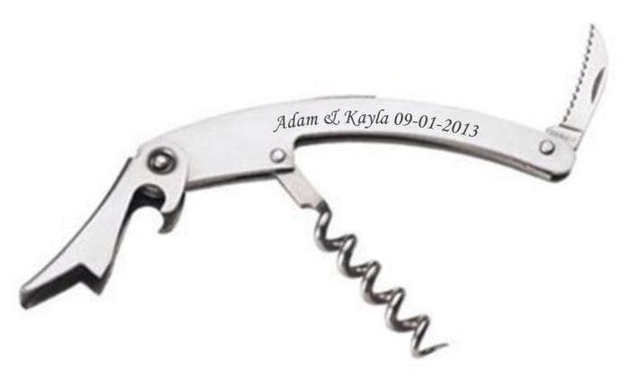 50 Custom Stainless Steel 3-Function Wine Key Engraved | Etsy