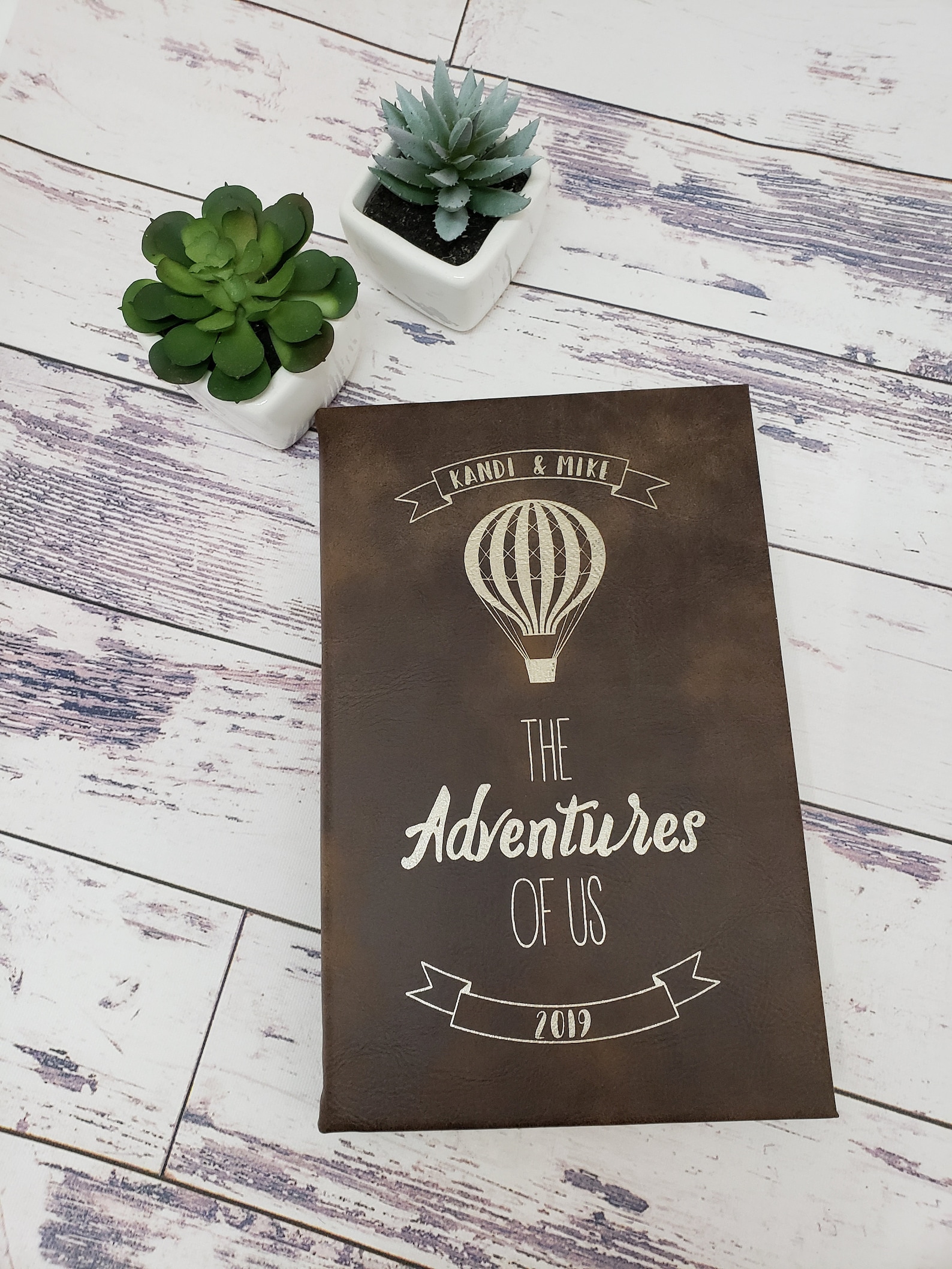 Adventures Couples Gift Journal Personalized Journal | Etsy
