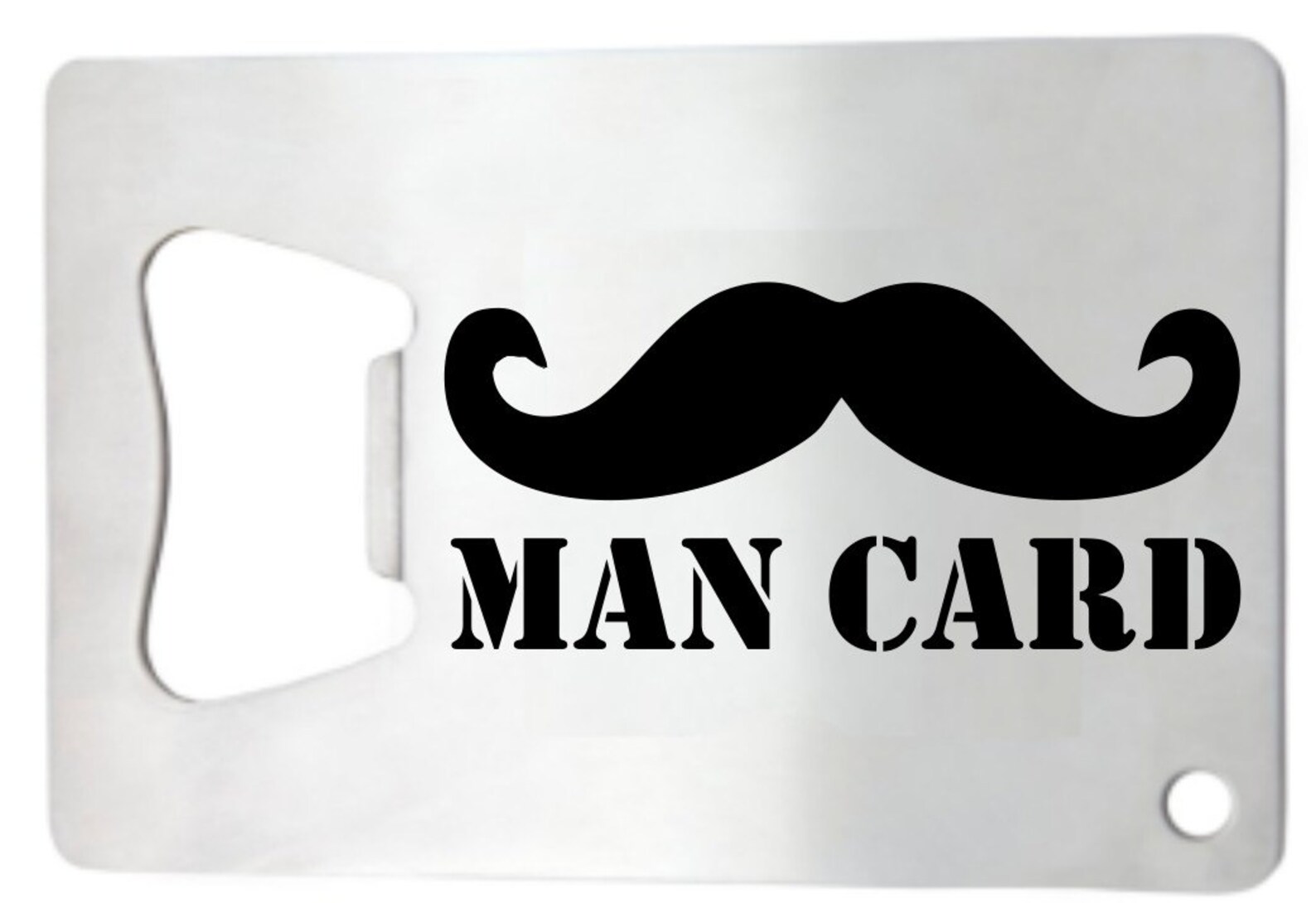 14 of Personalized Stainless Steel Man Card Credit Card Bottle | Etsy