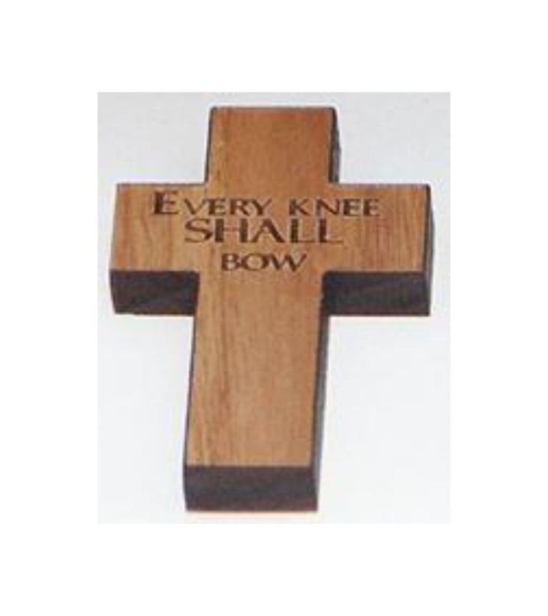 100 of Custom Engraved 1.3" Wood Pocket Crosses- Custom Cut Cross ...