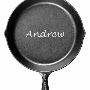 Engraved 10" Cast Iron Skillet - Personalized - Custom Skillet - Cast ...