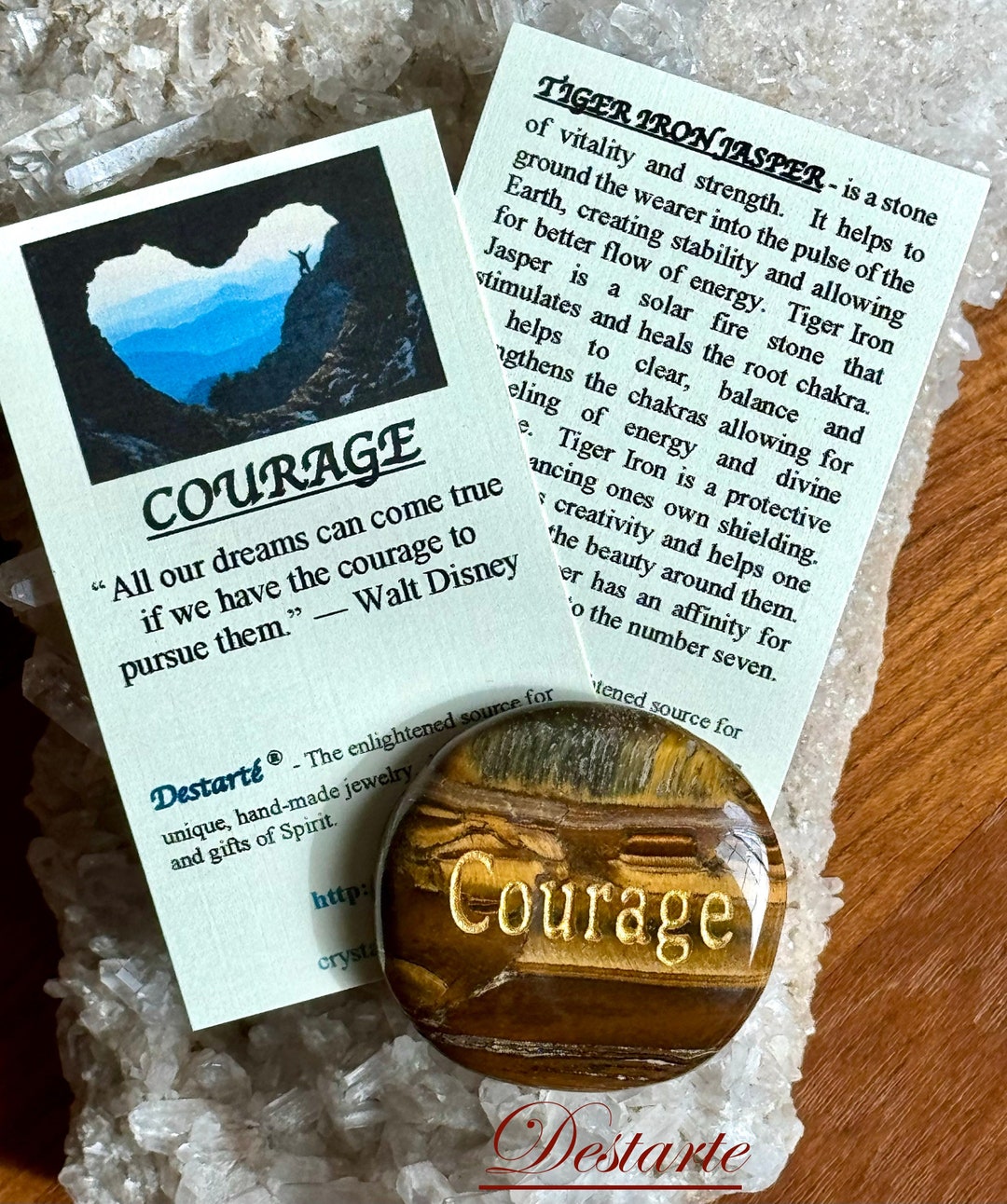 COURAGE Inspiration Stones, Premium Worry Stones, COURAGE Comfort ...