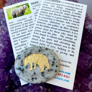 Bear Totem Animal Stones Comfort Stones Worry Stones Power | Etsy