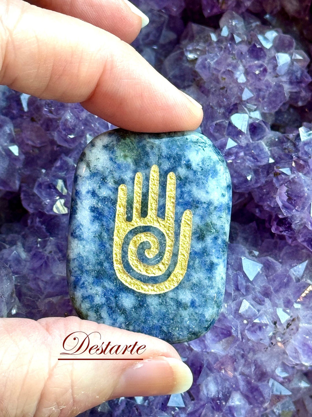 Healer's Hand/shaman's Hand/reiki Hand Stones, Comfort Stones, Healing ...