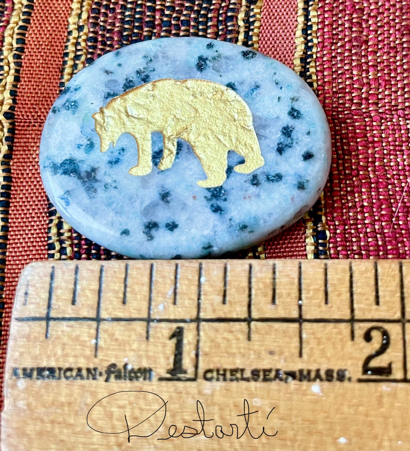 Bear Totem Animal Stones Comfort Stones Worry Stones Power | Etsy