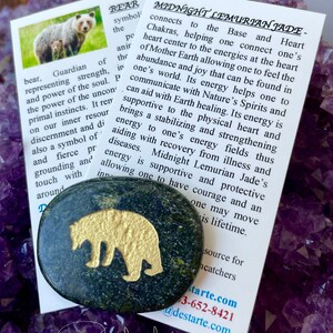 Bear Totem Animal Stones Comfort Stones Worry Stones Power | Etsy